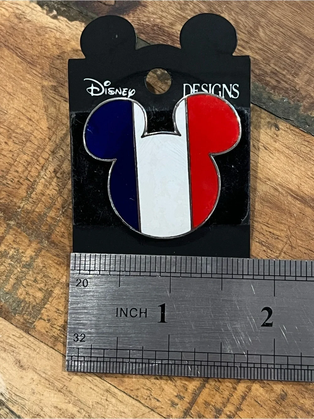 Disney | Jewelry | 3 Disney Mouse Ears Pinback Red White And Blue Epcot ...
